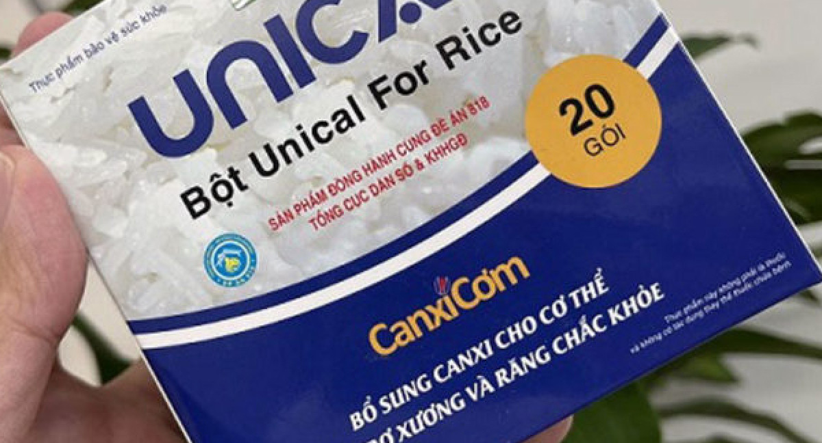 Canxi cơm Unical bổ xung calcium